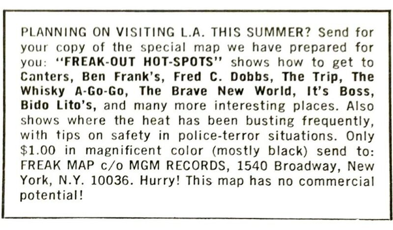 Freak Out! Hot Spots - Zappa Wiki Jawaka